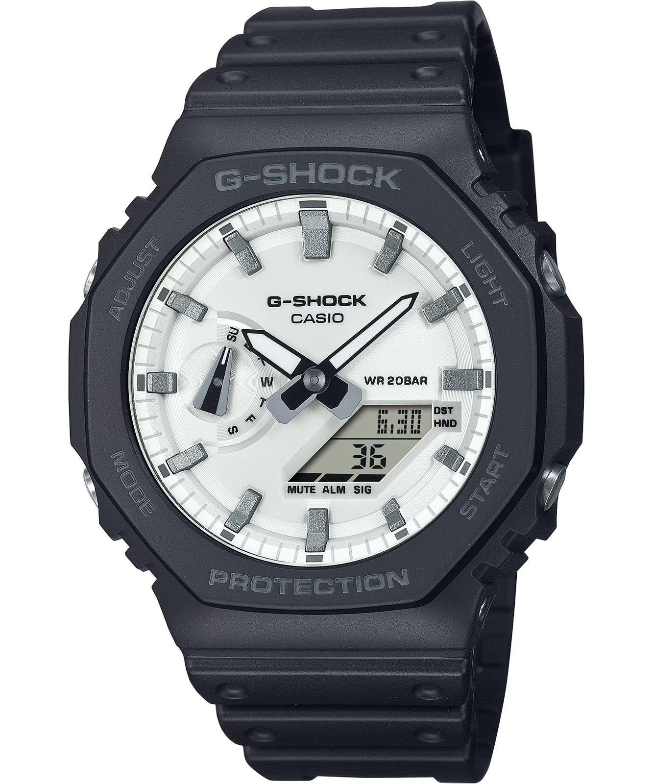 Casio G-Shock GA-2100WD-1AER - Ceas Octagon • Eceasuri.ro