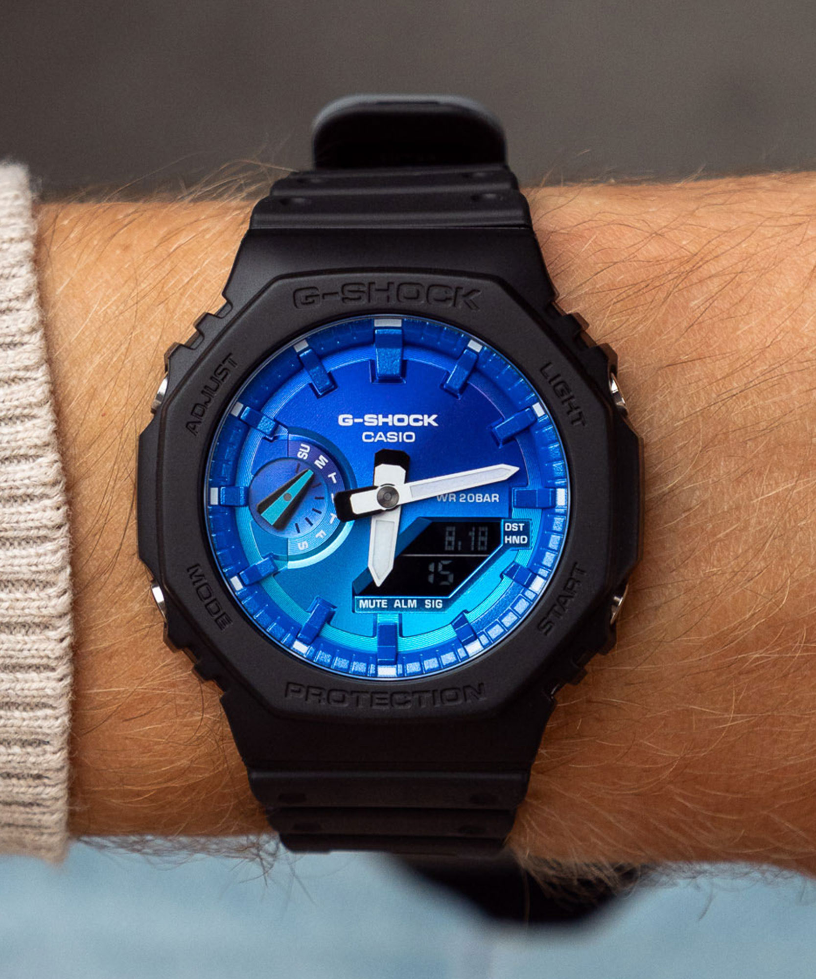 Casio G-Shock GA-2100FL-1AER - Ceas 2100 Series • Eceasuri.ro