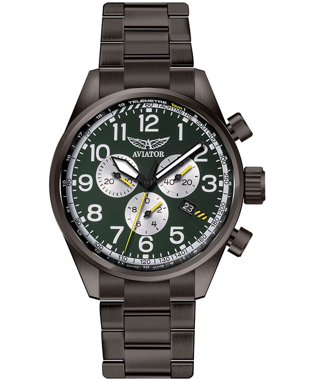 Aviator V.2.25.7.171.5 - Ceas Airacobra P45 Chronograph • Eceasuri.ro