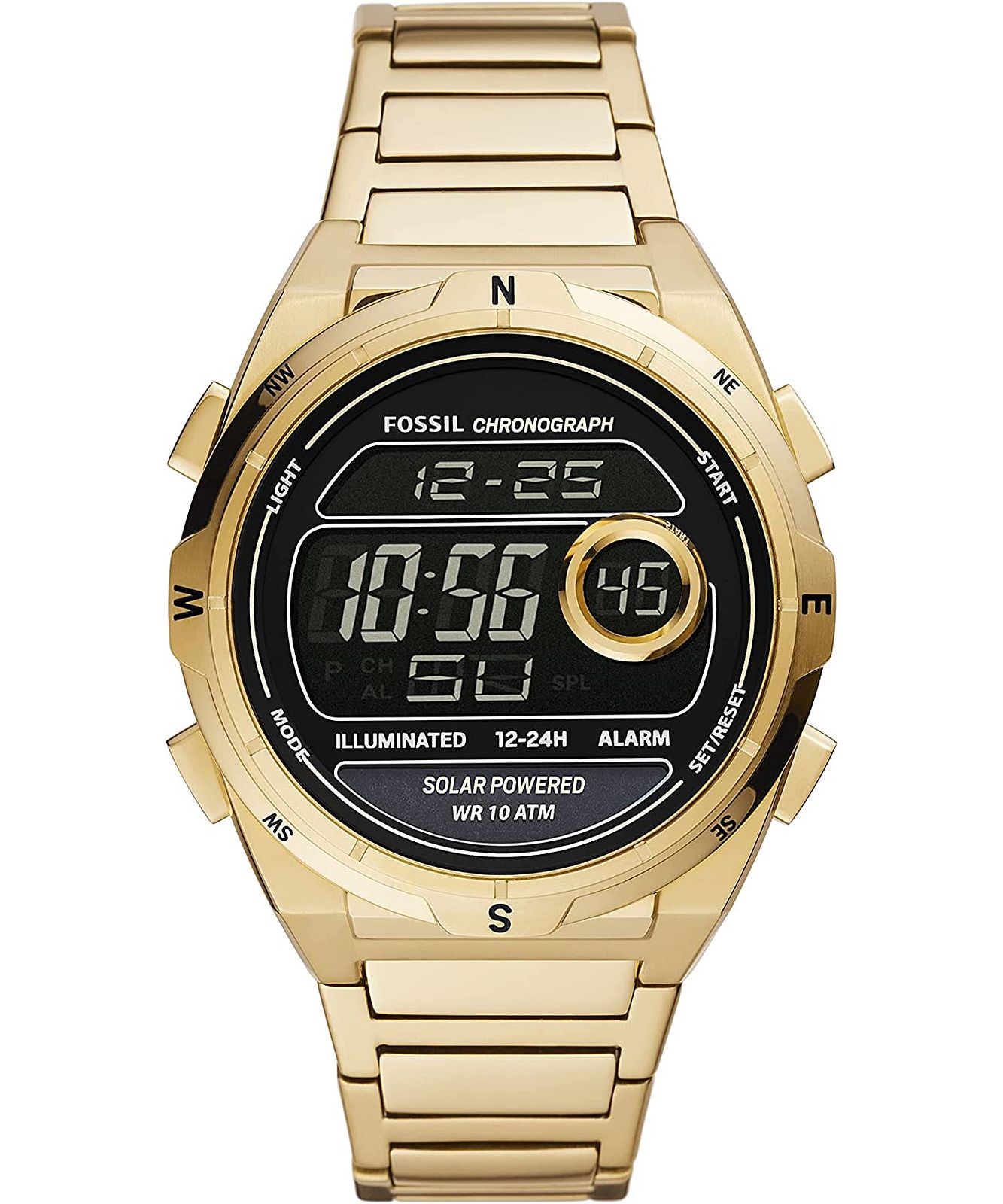 Fossil FS5862 - Ceas Everett Solar Digital • Eceasuri.ro